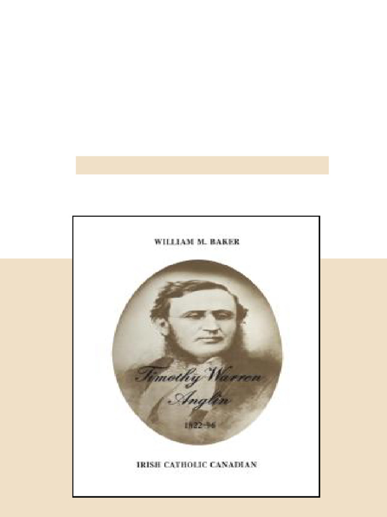 (Ebook) Timothy Warren Anglin, 1822-96: Irish Catholic Canadian by ...