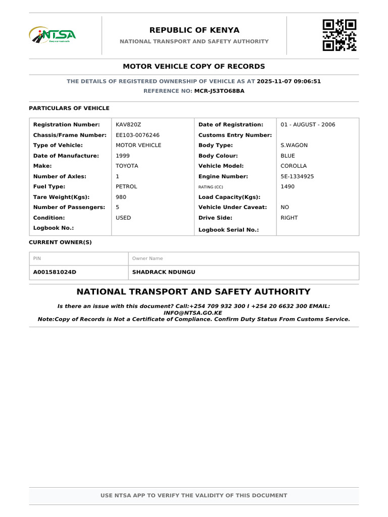 MCR J53TO68BA Copy of Records | PDF