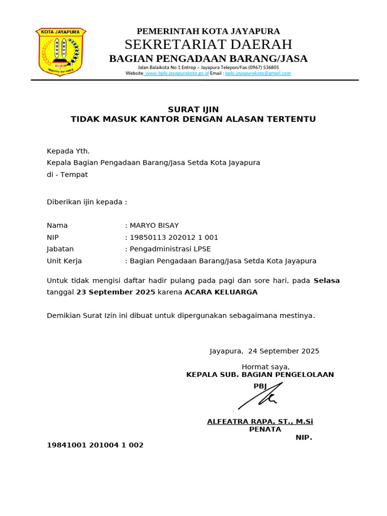 Surat Komplen | PDF