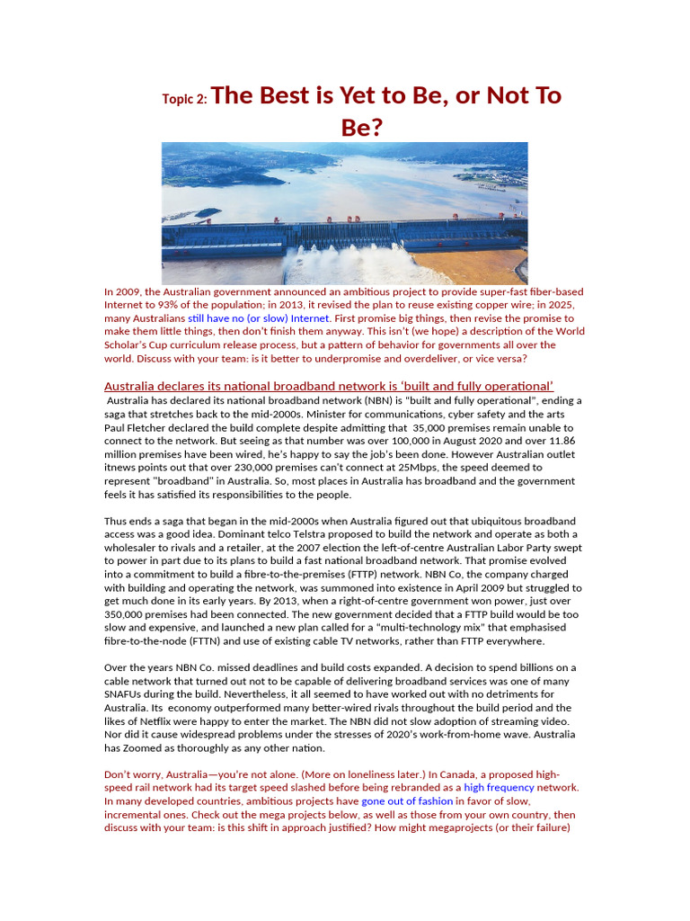 The Best Is Yet To Be or Not To Be-1 2 | PDF | Cost Of Living