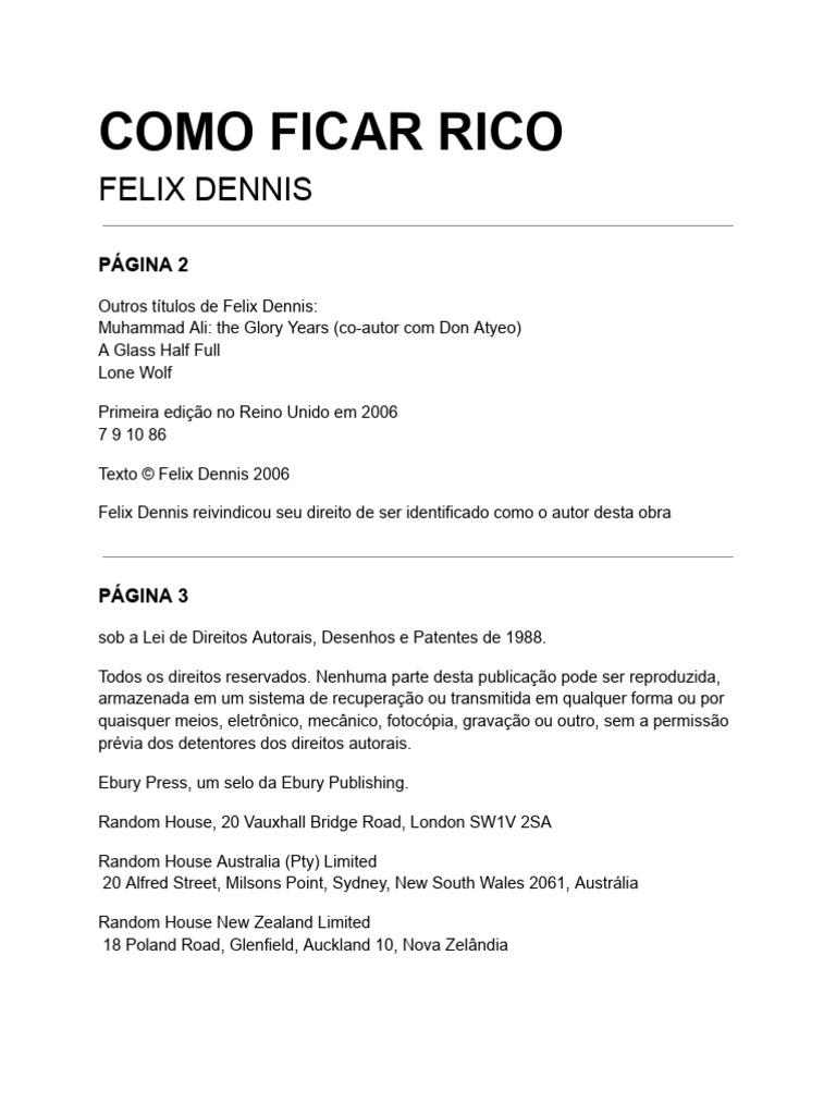 How to Get Rich.pdf | PDF | Dinheiro | Liberdade