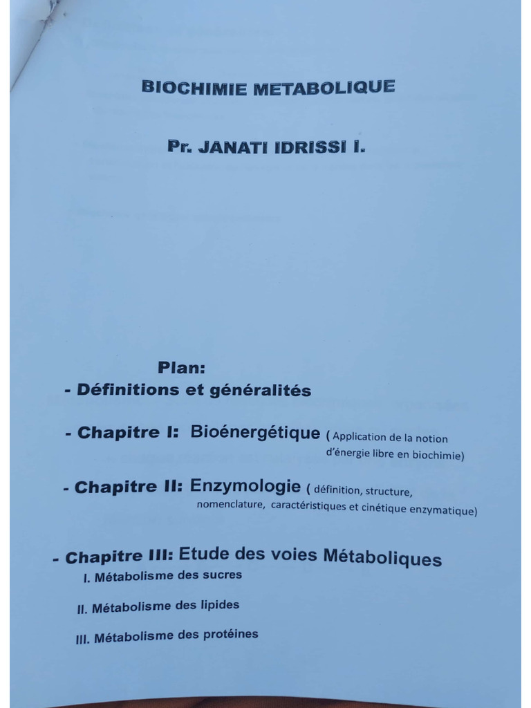 Bioch Chap1 | PDF