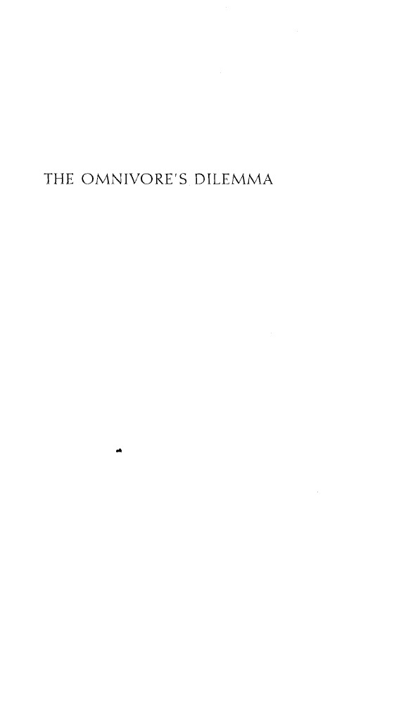 The Omnivores Dilemma A Natural History of Four Meals Michael Pollan | PDF