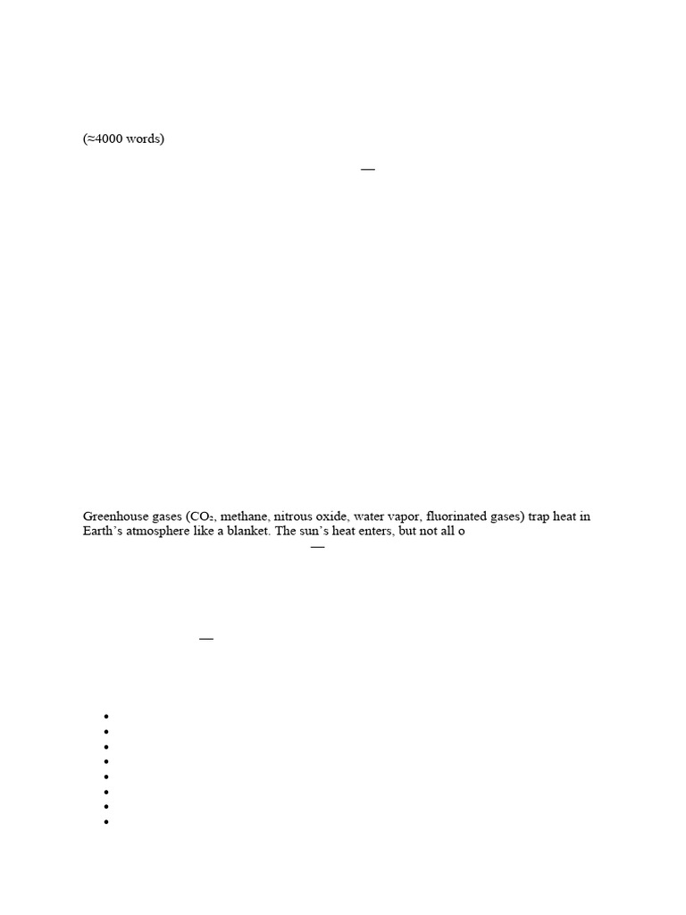 4000 | PDF | Climate Change | Environmental Degradation