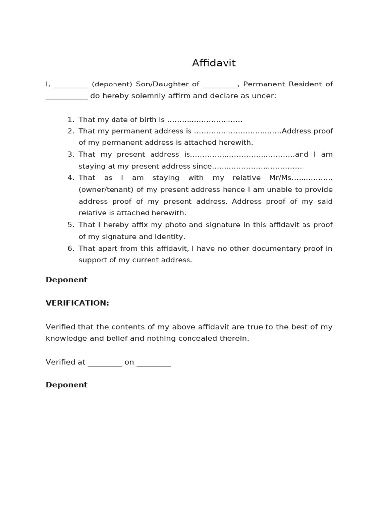 Affidavit-Address (2) (1) (2) (1) | PDF
