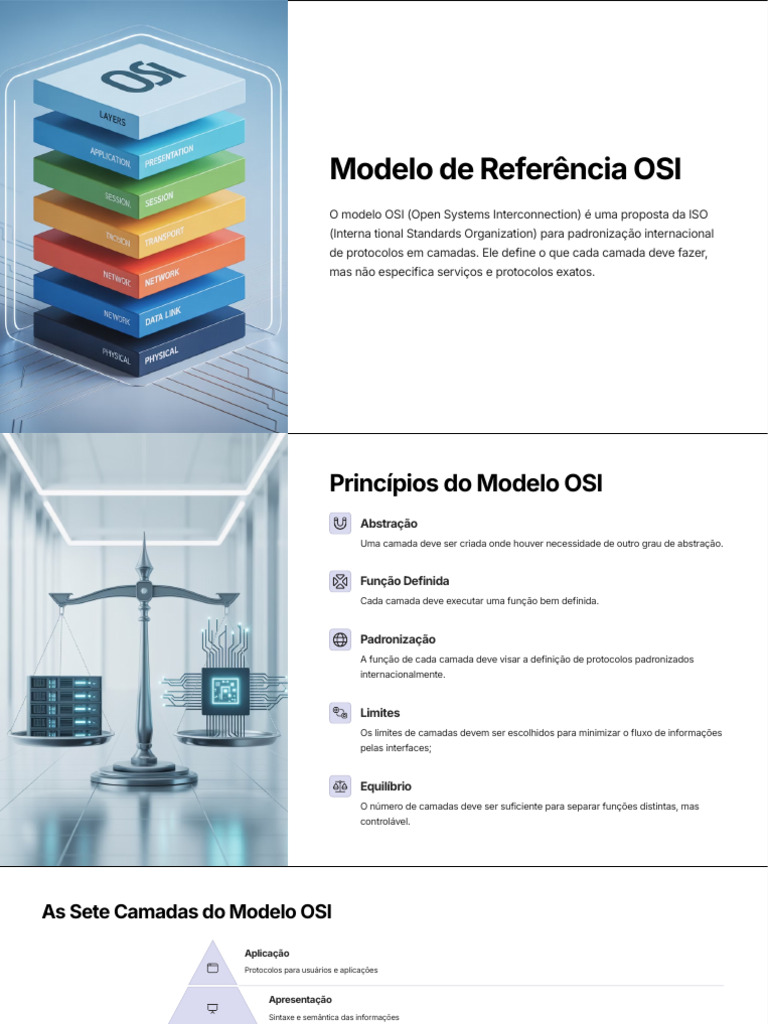 Modelo de Referencia OSI 2 | PDF | Modelo OSI | Rede de computadores