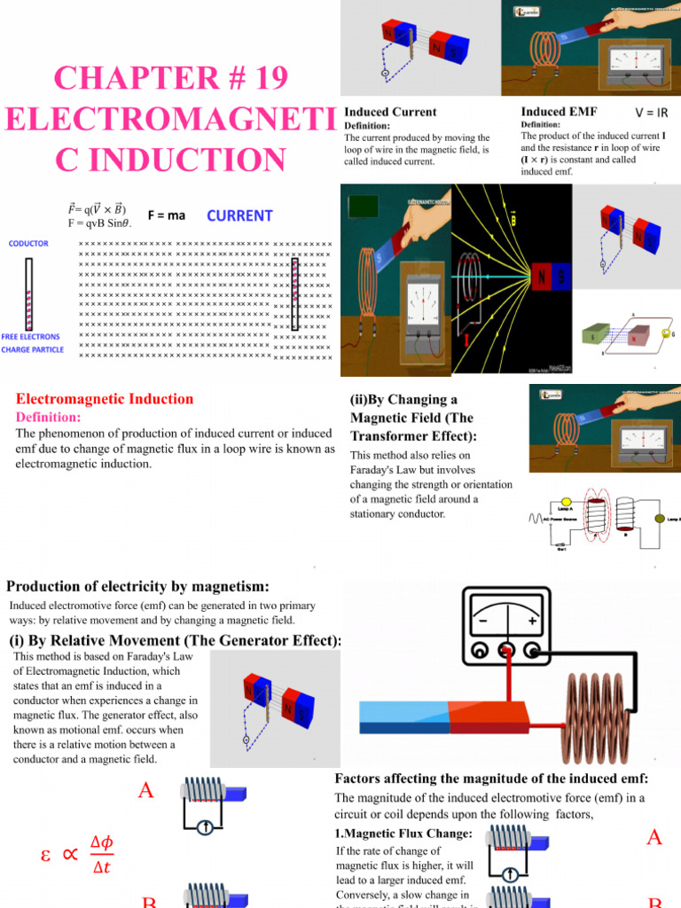CH 19 Electromagnetic Induction PDF | PDF