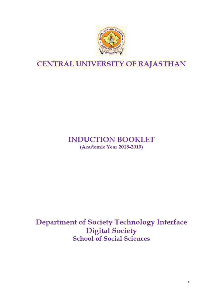 Induction Booklet - Digital Society - 2018-19 (1) | PDF | Plagiarism ...