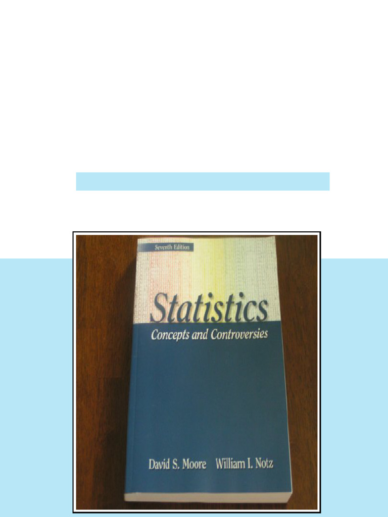 (Ebook) Statistics: Concepts and Controversies with Tables & ESEE ...