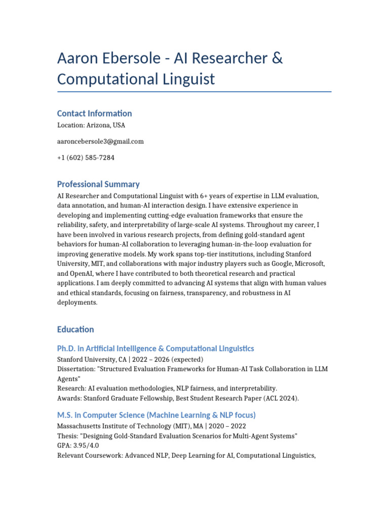 Aaron Ebersole | PDF | Artificial Intelligence | Intelligence (AI ...