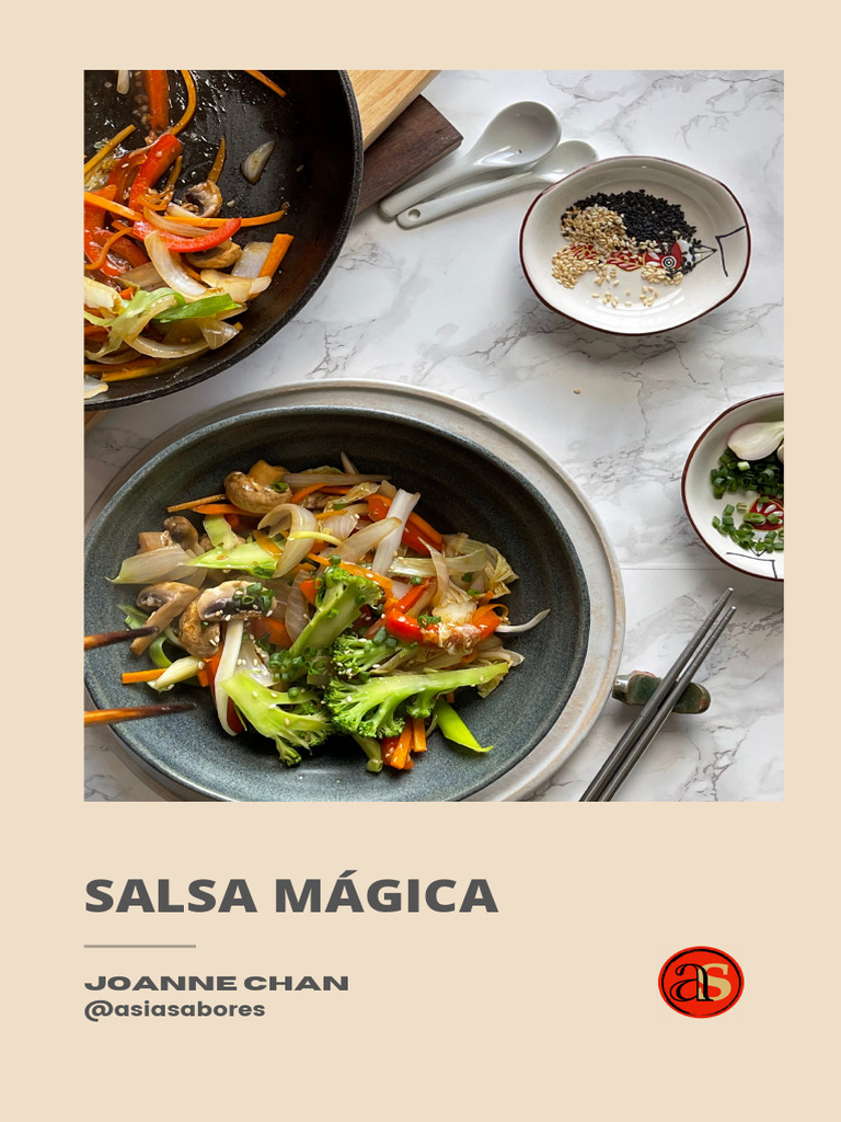 Salsa Magica - Joanne Chan - Asiasabores | PDF | Salsa | Cocinando