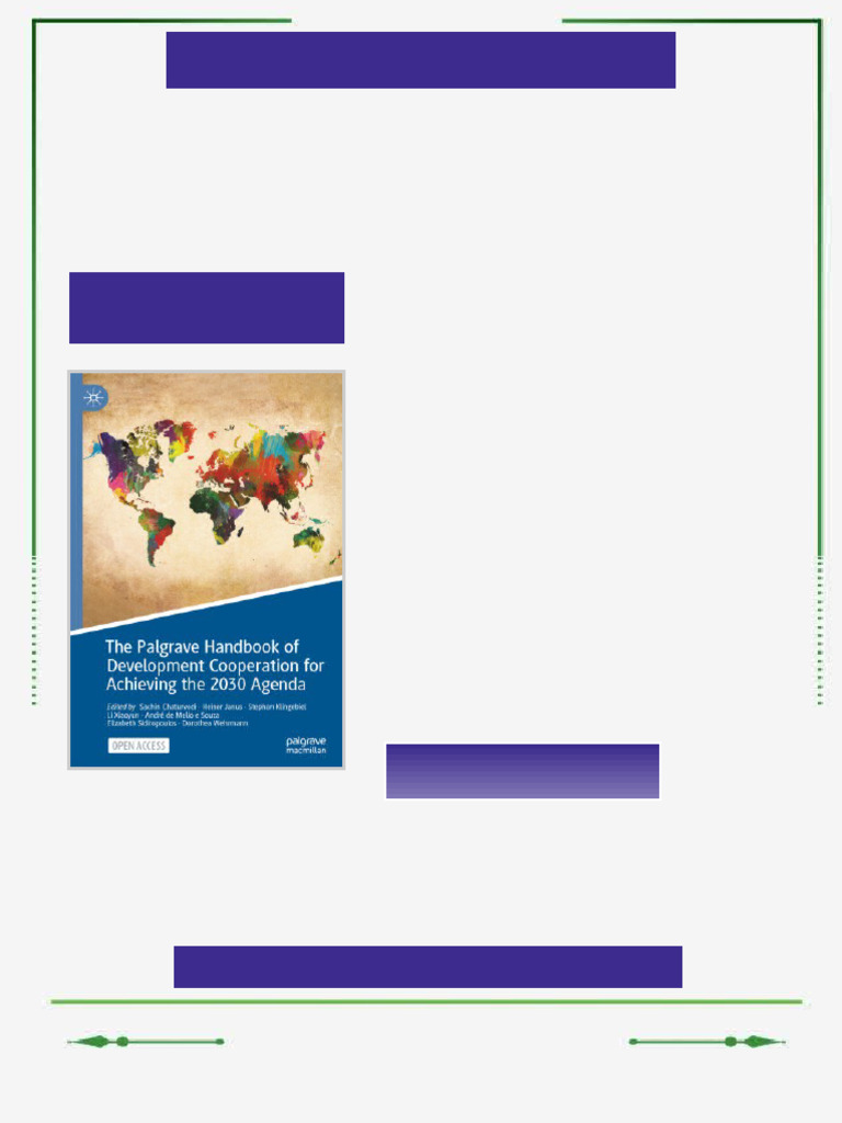 The Palgrave Handbook of Development Cooperation for Achieving the 2030 ...