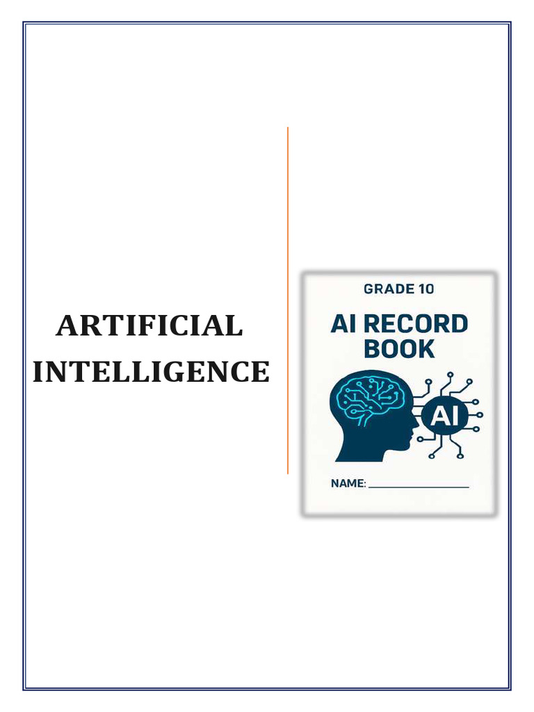 Gr10 AI Record File 2025 26 | PDF | Fahrenheit | Python (Programming ...