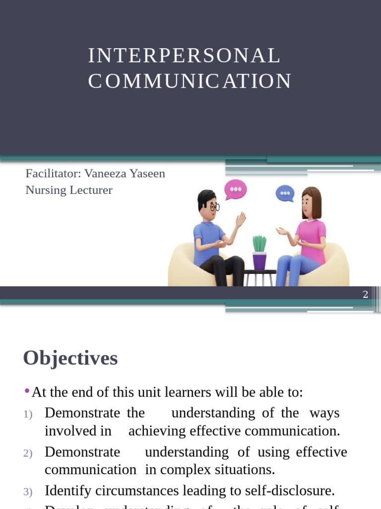 Interpersonal Communication Ppt | PDF | Communication | Information