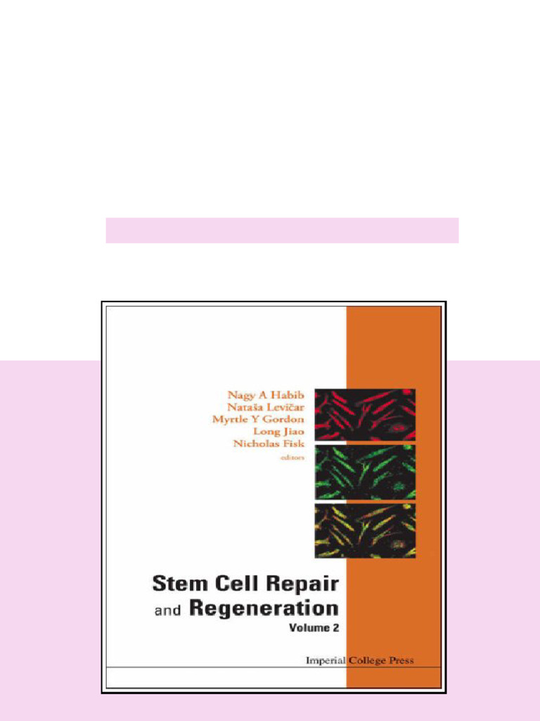 (Ebook) Stem Cell Repair and Regeneration (The Hammersmith Series) by ...