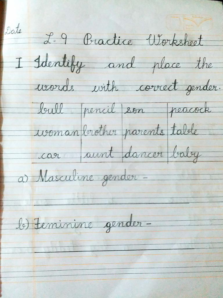 L-9 Practice Worksheet | PDF