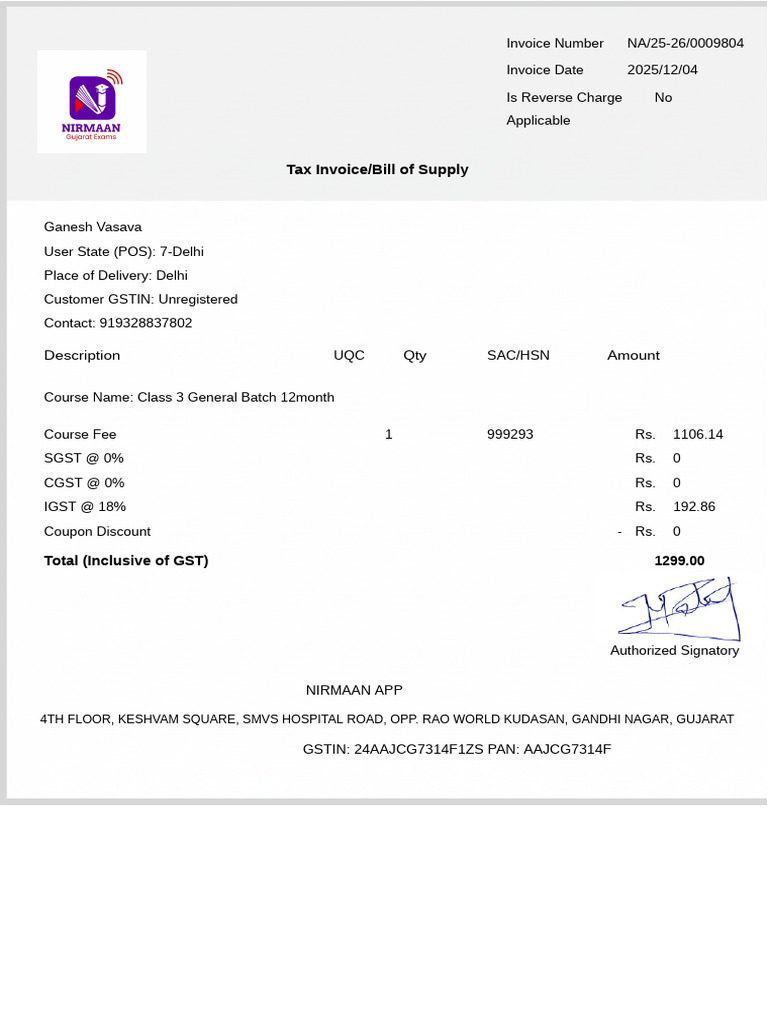 Class 3 General Batch 12month 1764786885174 | PDF
