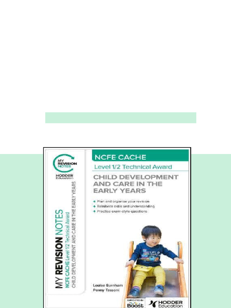 (Ebook) My Revision Notes: NCFE CACHE Level 1/2 Child Development and ...