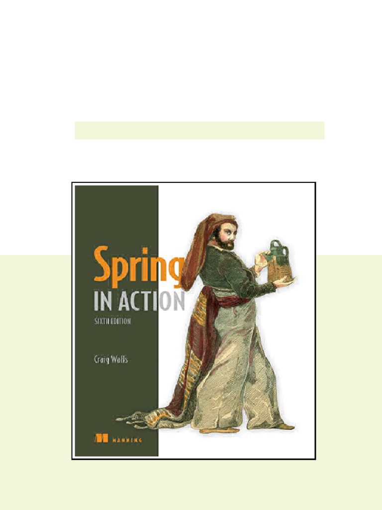 (Ebook) Spring in Action, Sixth Edition by Craig Walls ISBN ...