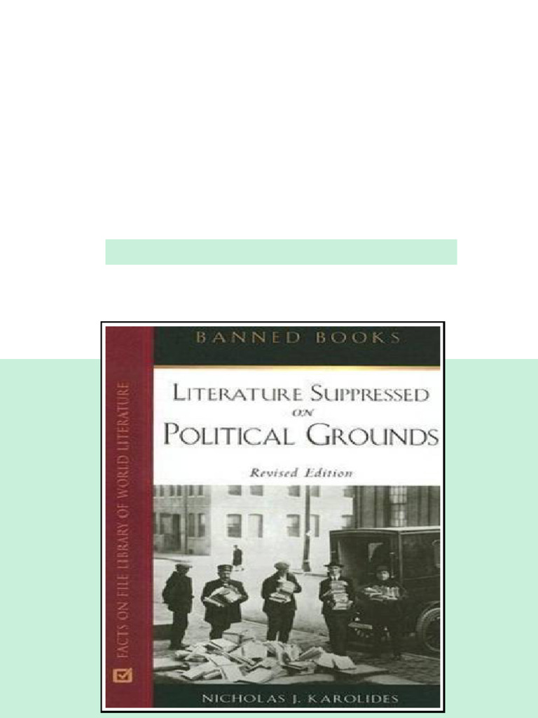 (Ebook) Literature Suppressed on Political Grounds (Banned Books) by ...