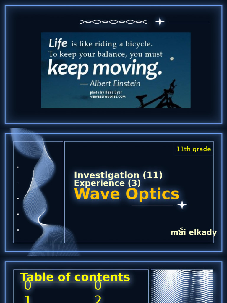 Inv(11)-Exp(3)-Wave Optics (1) (3) | PDF | Refraction | Reflection ...