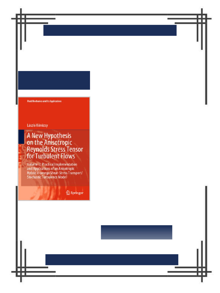 A New Hypothesis on the Anisotropic Reynolds Stress Tensor for ...