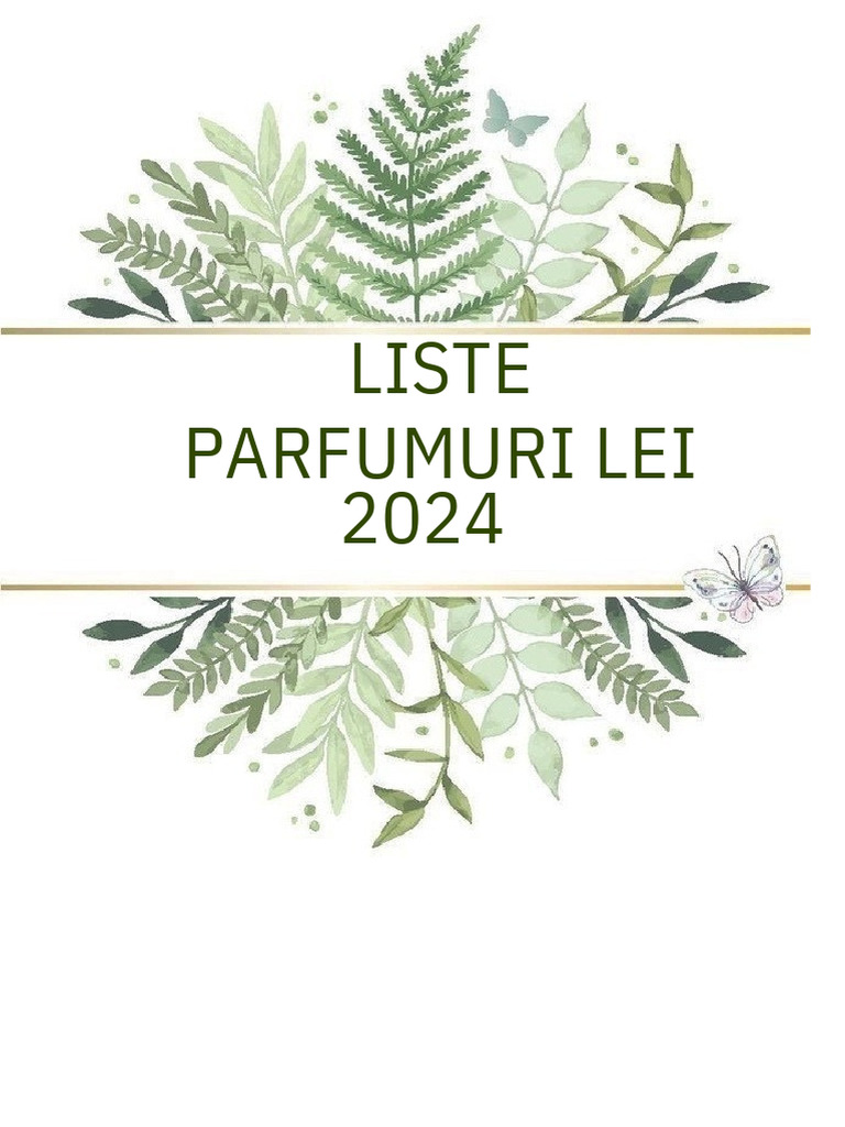 Lista Parfumuri Mai Lei_20240530_234658_0000 | PDF | Brand | Luxury Brands