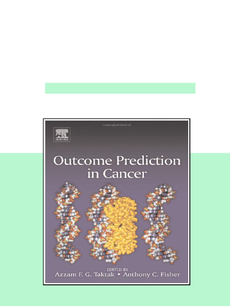 (Ebook) Outcome Prediction in Cancer by Azzam F.G. Taktak, Anthony C ...