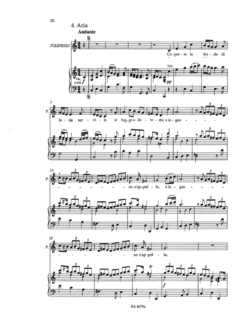 Coperta La Frode - Ariodante - Handel | PDF