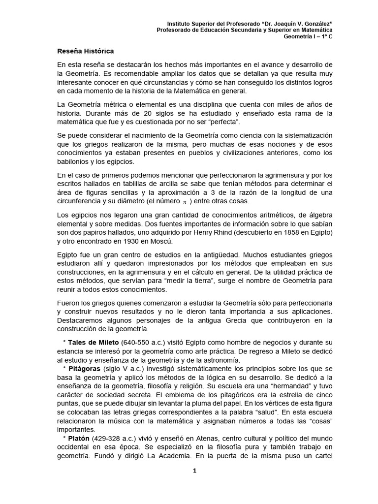 2024_apuntes Teoricos_tp1 y Tp2 | PDF | Geometría | Perpendicular