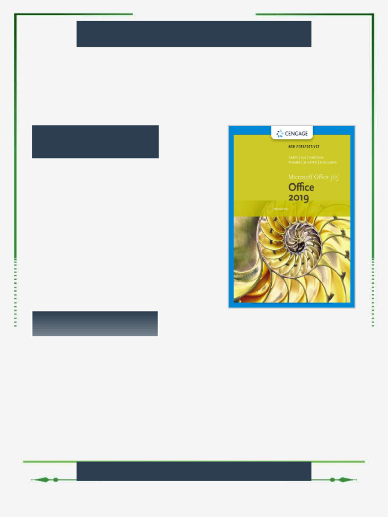 New Perspectives Microsoft Office 365 & Office 2019 Introductory (MindTap Course List) 1st ...