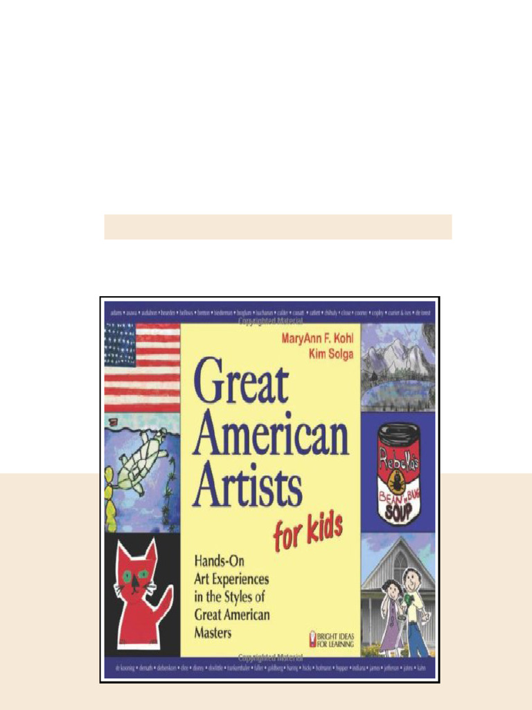 Great American Artists For Kids Handson Art Experiences In The Styles ...