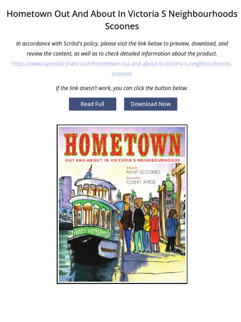 Hometown Out and about in Victoria s Neighbourhoods Scoones online pdf ...