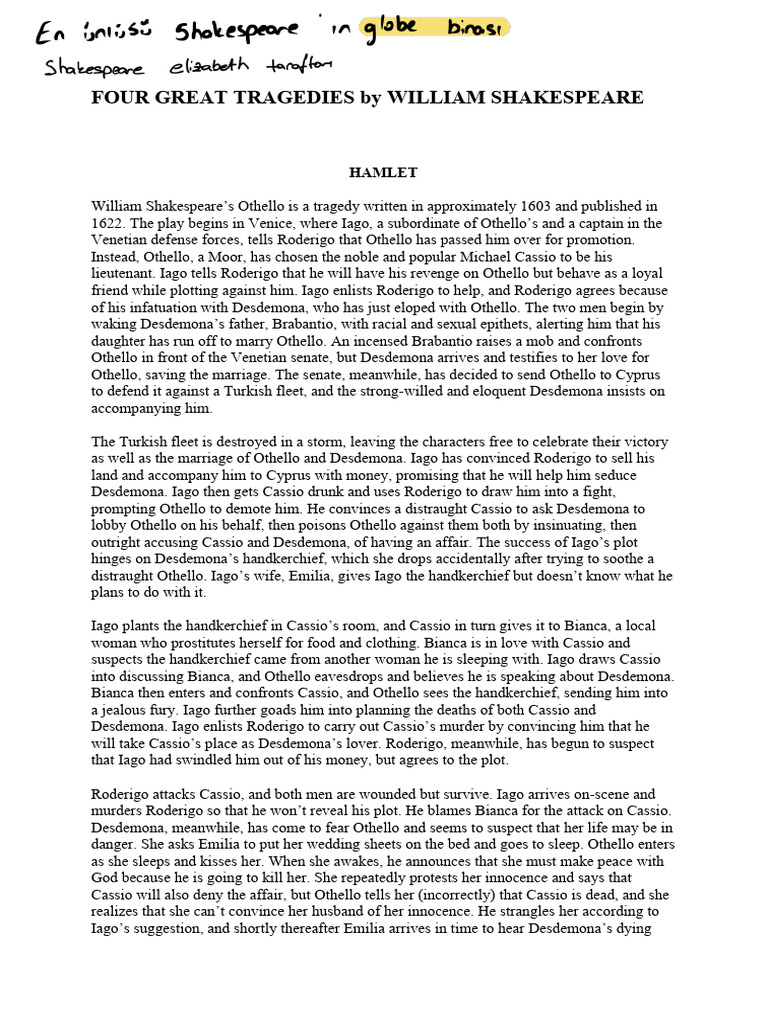 Four Great Tragedies by William Shakespeare_202512261202_55866 | PDF ...