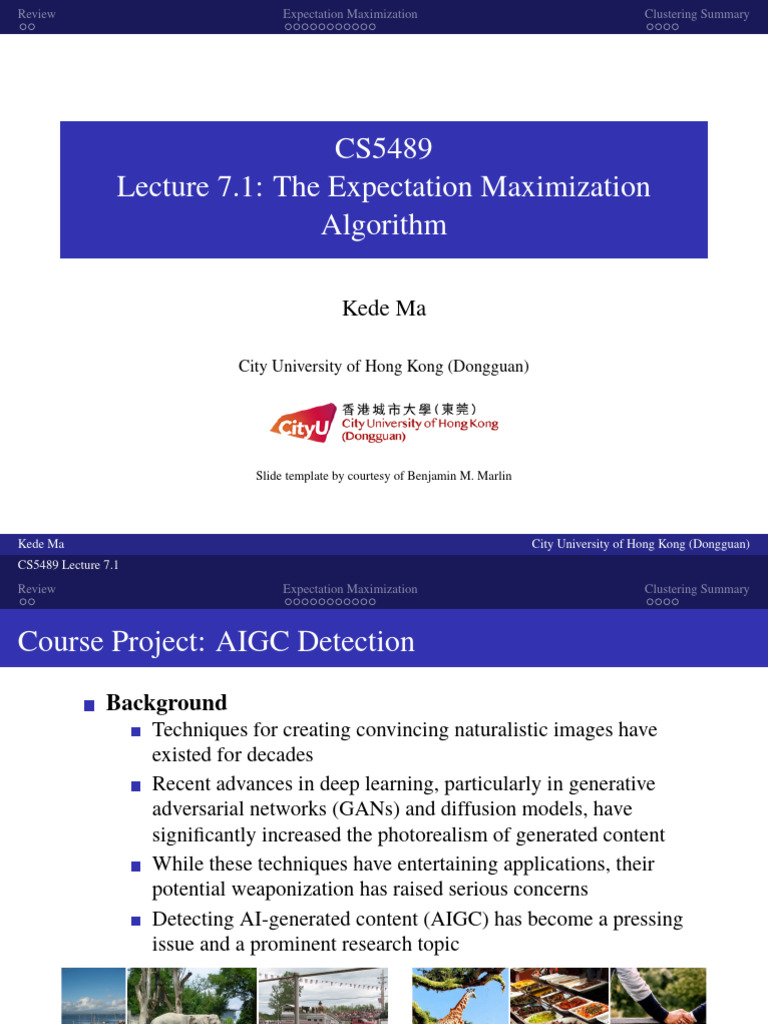 Lecture7_1 (1) | PDF | Cluster Analysis | Statistical Analysis