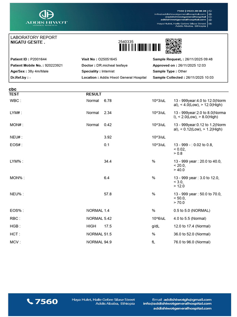 Comprehensive Laboratory Report Summary | PDF | Low Density Lipoprotein ...