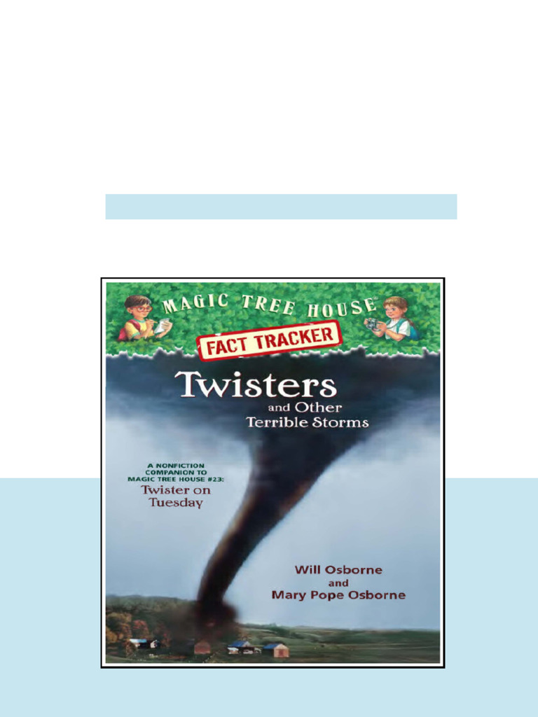 Twisters And Other Terrible Storms Osborne Mary Pope Osborne Will ...
