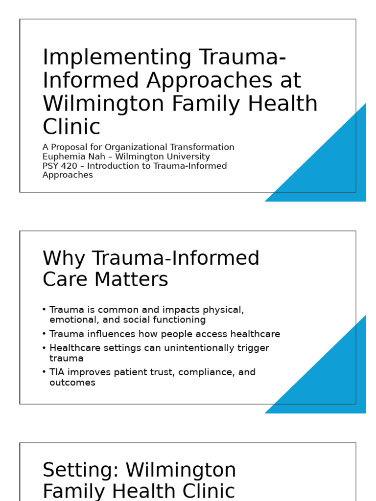 Week 7 Final Project Step 5—Proposal Presentation | PDF | Psychological Trauma | Psychological ...