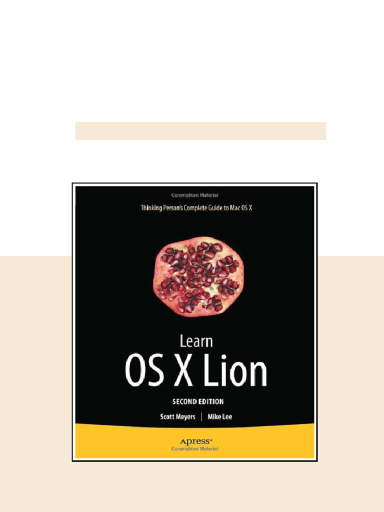 (Ebook) Learn Mac OS X Lion, 2nd Edition by Scott Meyers, Mike Lee ISBN ...