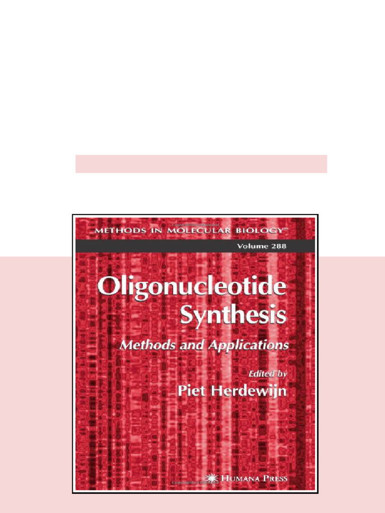 (Ebook) Oligonucleotide Synthesis by Douglas J. Dellinger, Jason R ...