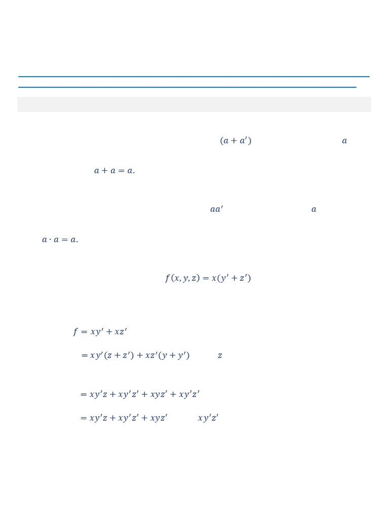 Boolean7 _E11 | PDF | Boolean Algebra | Teaching Mathematics