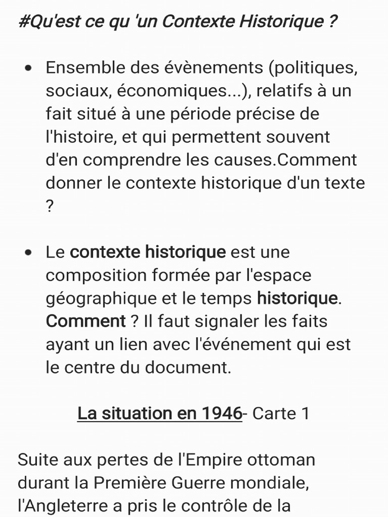 Un Exemple de Contexte Historique -2 | PDF
