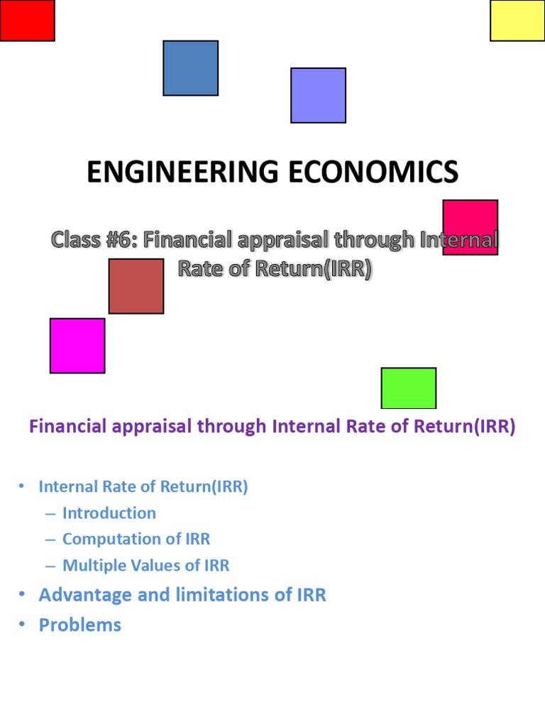 Internal Rate of Return (IRR) Explained | PDF | Internal Rate Of Return ...