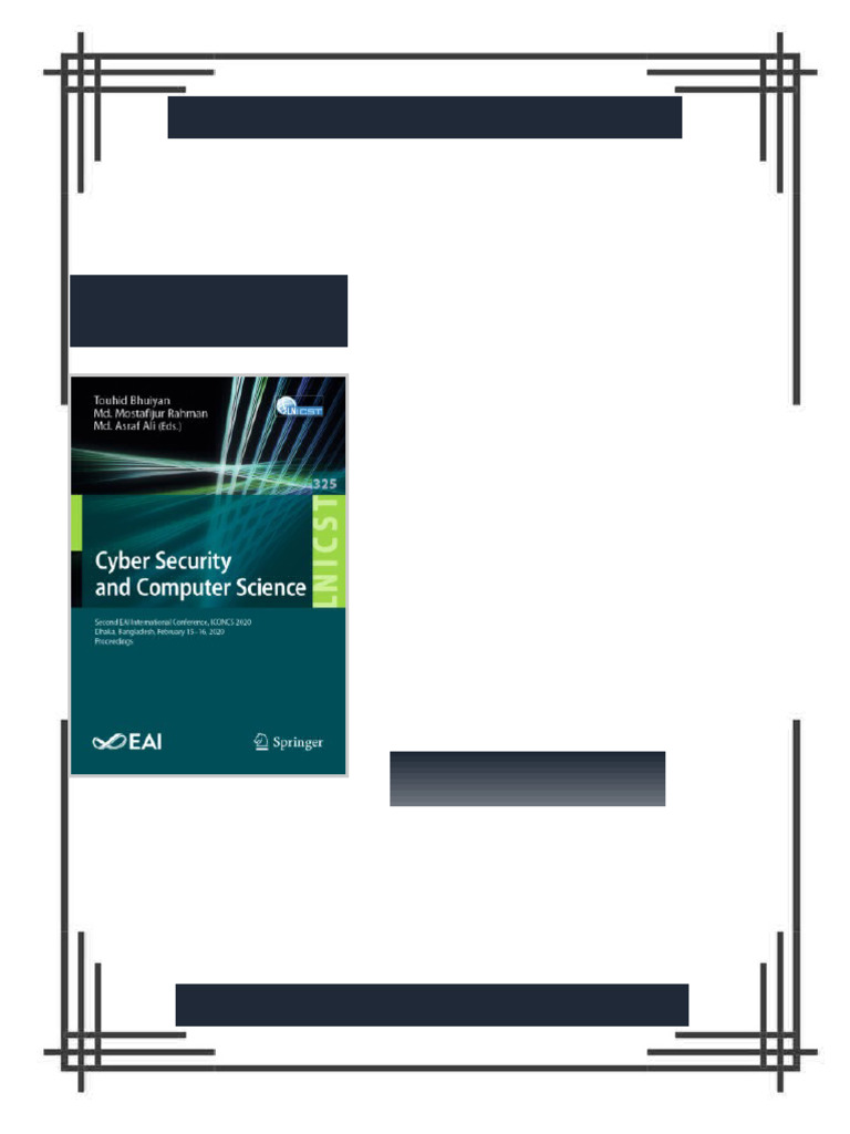 Cyber Security and Computer Science Second EAI International Conference ...