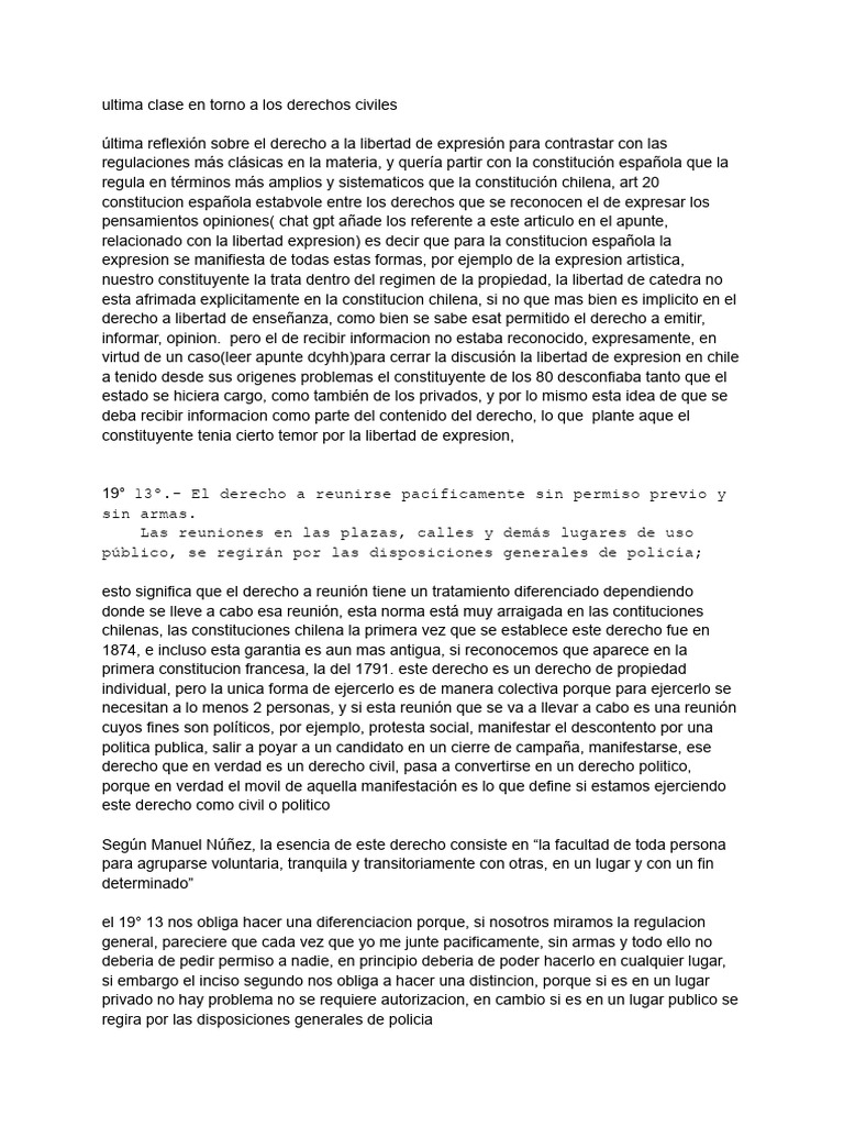 ultima clase de derechos civiles | PDF | Democracia | Ideologías políticas