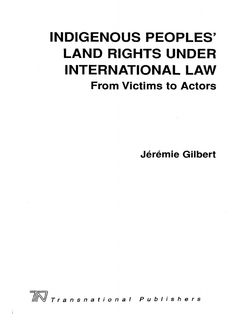 Indigenous_Peoples_Land_Rights_under_Int | PDF | International Law ...