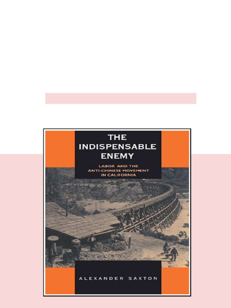 (Ebook) The Indispensable Enemy: Labor and the Anti-Chinese Movement in ...