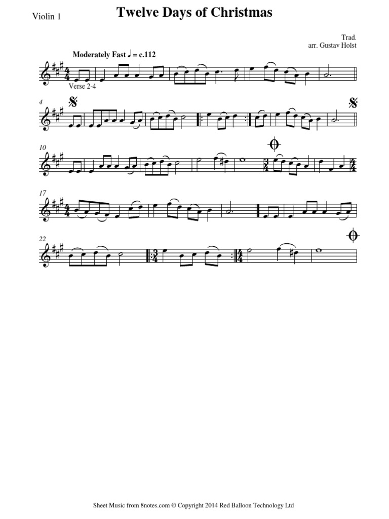 Nadal 2025 Violin 1º | PDF | December Observances | Holiday Songs