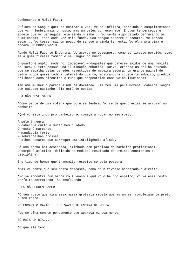 Conhecendo Multi Face | PDF