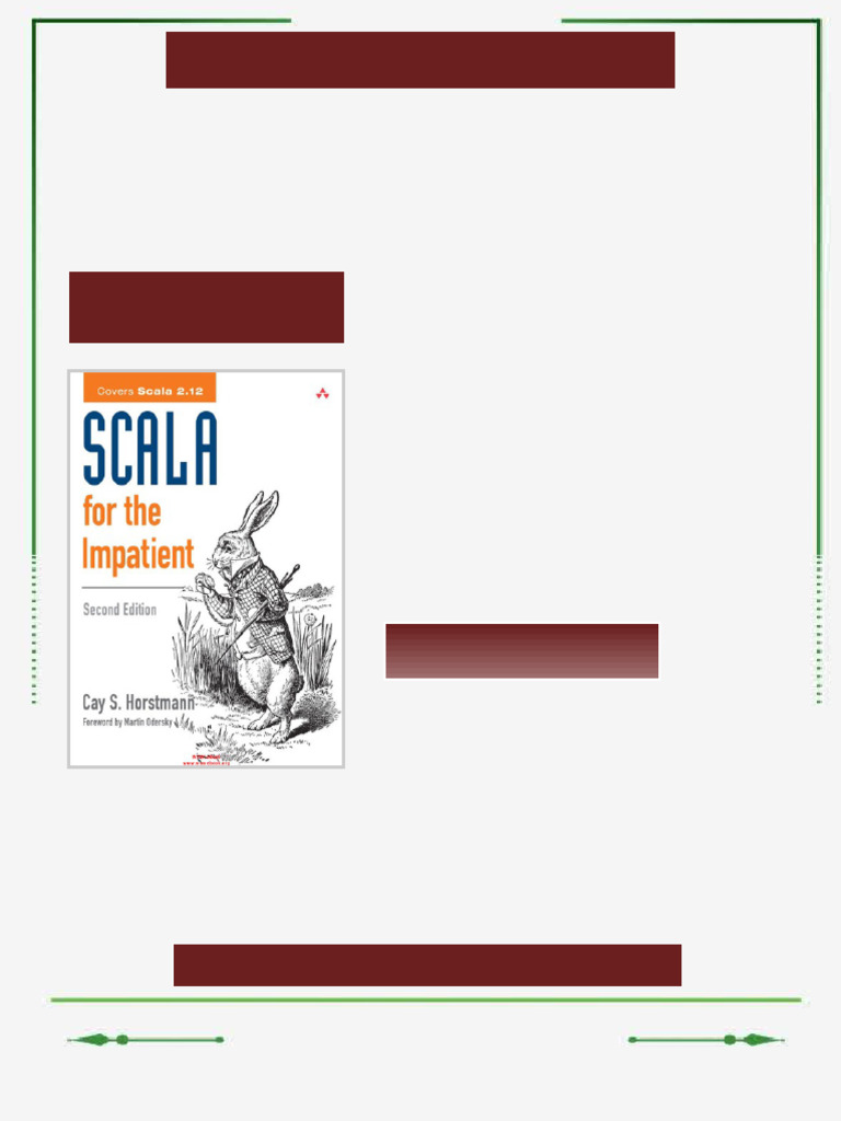Scala for the Impatient 2nd Edition Cay S. Horstmann ebook professional ...